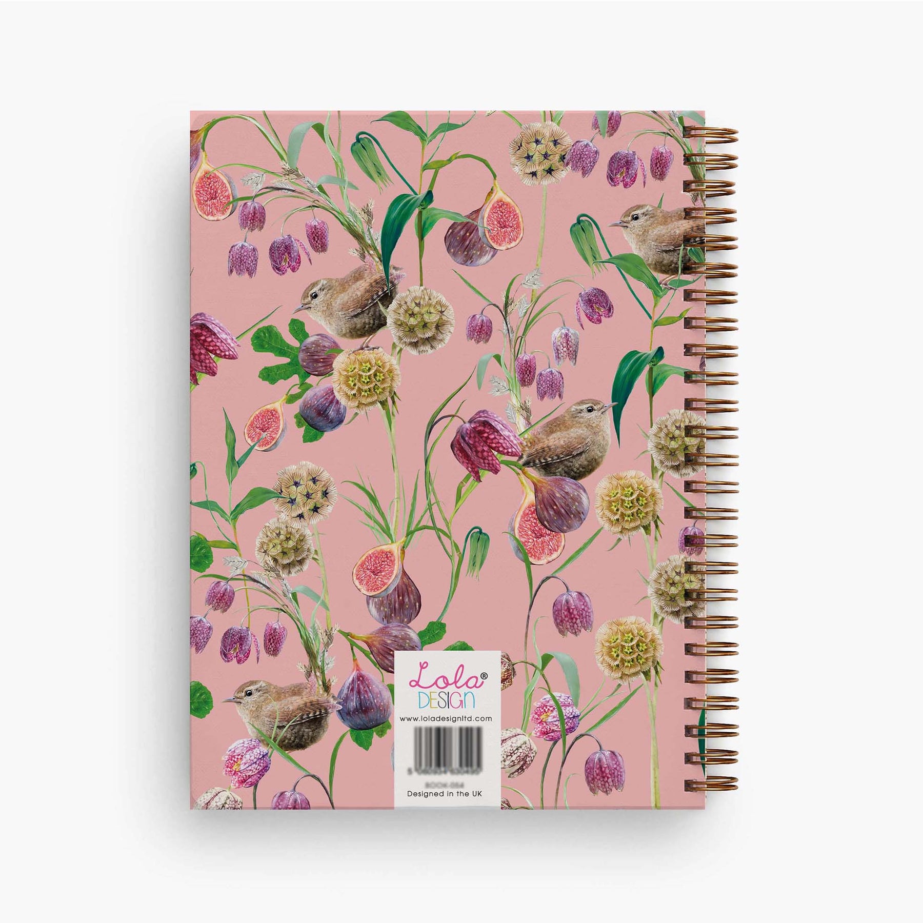 Wren Wirobound B5 Organiser/ Notebook by Lola Design | Lola Design Ltd