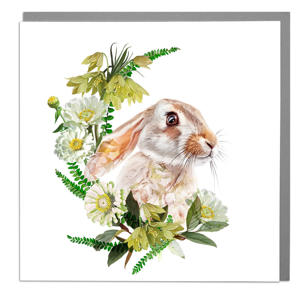 Hare and Daisy Card by Lola Design– Lola Design Ltd