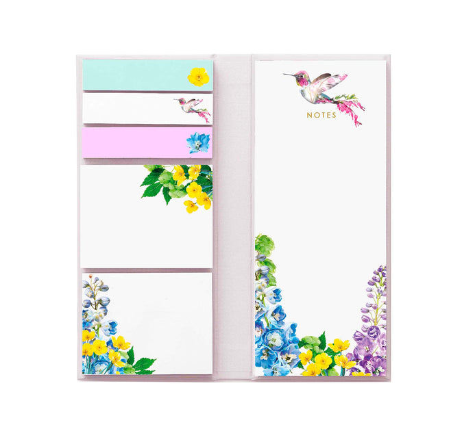 Hummingbird Sticky Notes Memo Folio– Lola Design Ltd