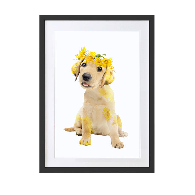 Labrador Art Print by Lola Design | Lola Design Ltd
