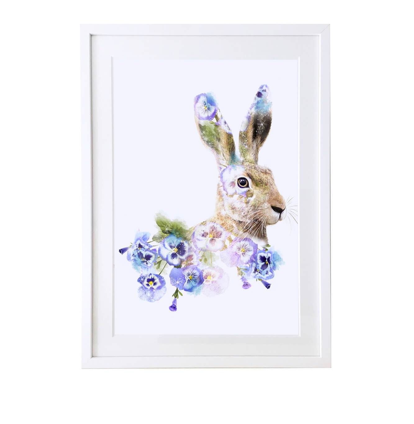 Hare Art Print by Lola Design– Lola Design Ltd
